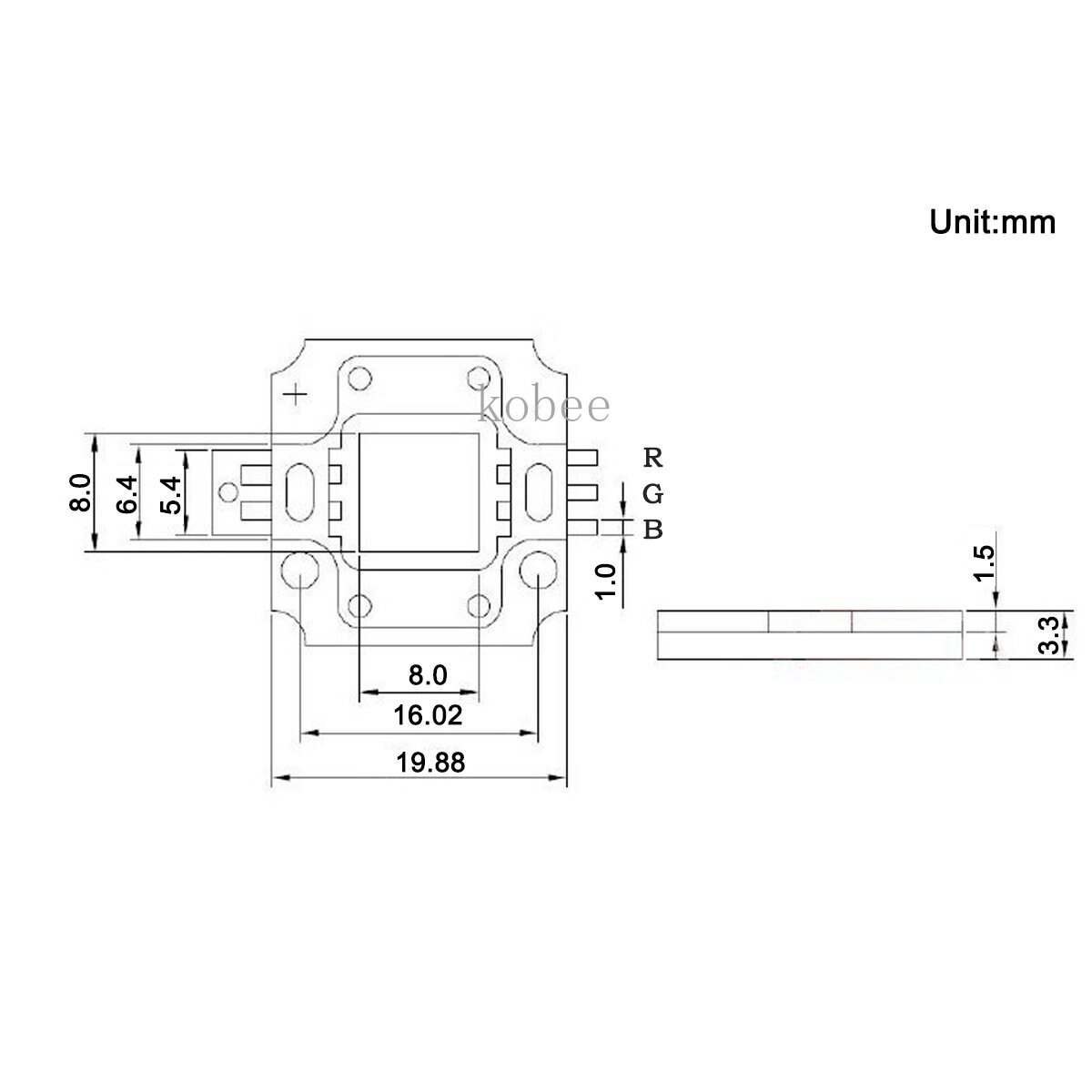 High Power LED Chip 10W COB Light Beads 10 W Watt ... – Grandado