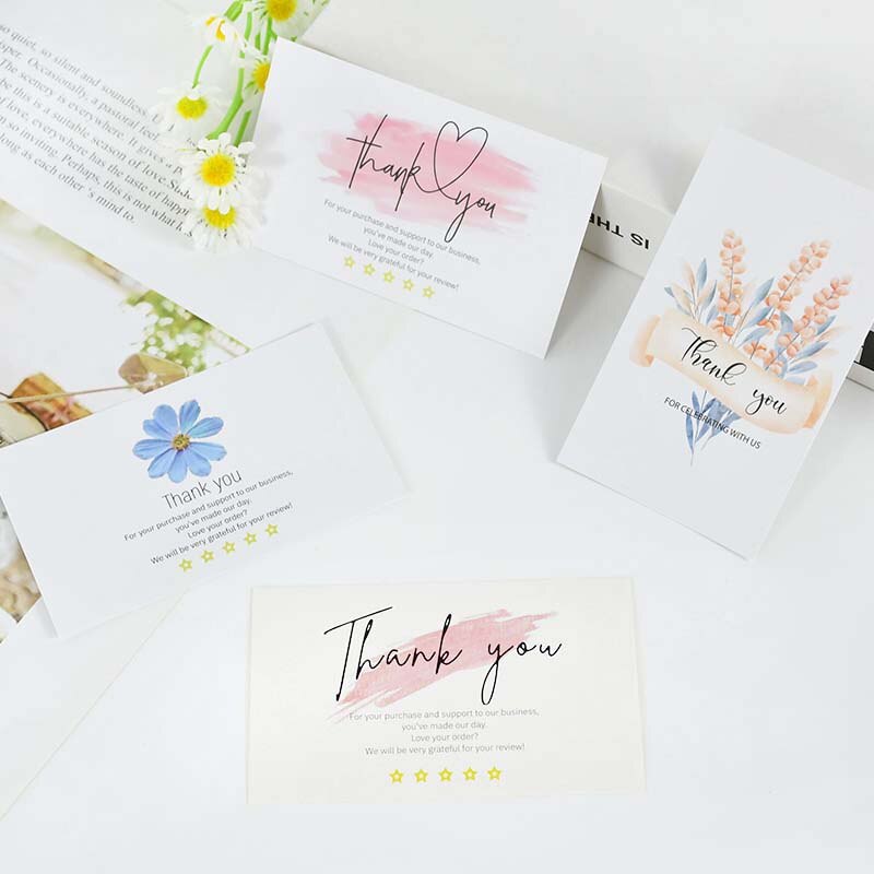 50pcs Kraft Paper Thank You For Your Order Busines... – Grandado