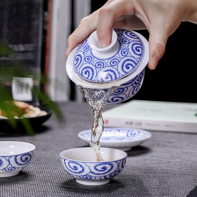 Chinese Traditions Gai Wan Tea Set Bone China Tea ... – Grandado