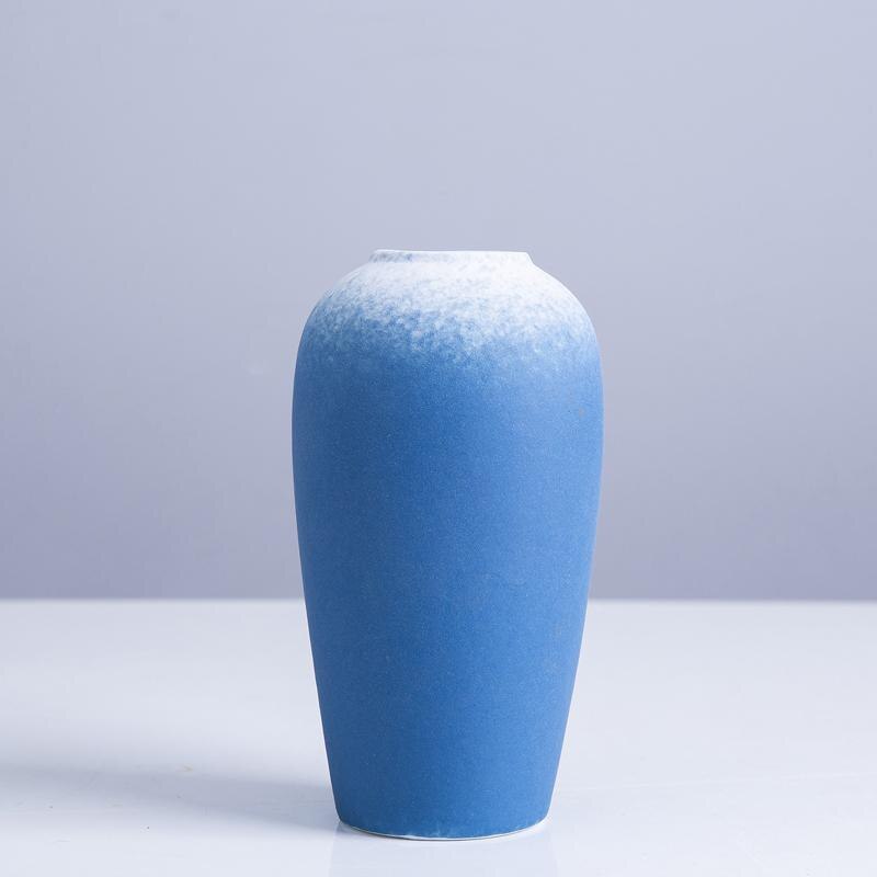 Vase keramik dekorative ornamenter frisk indsat tø... – Vicedeal