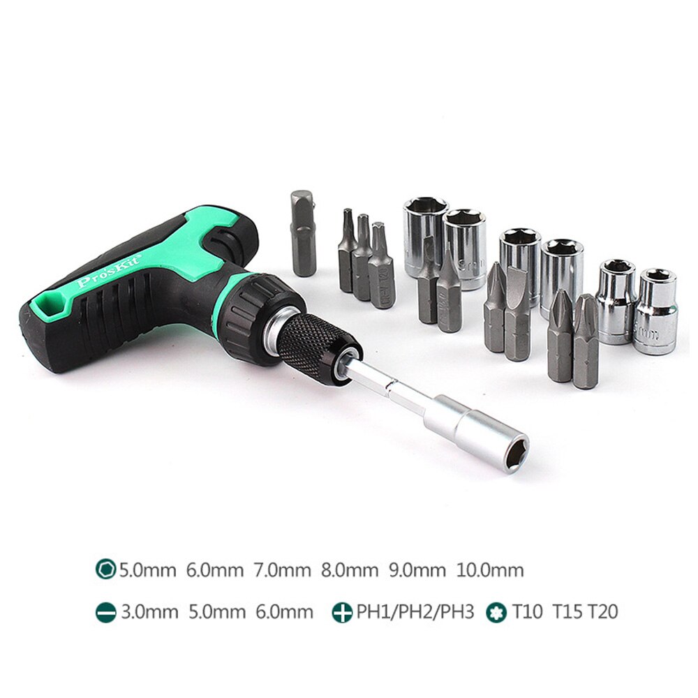 100% Originele Pro'skit SD-2320M 18 In 1 Schroeven... – Vicedeal