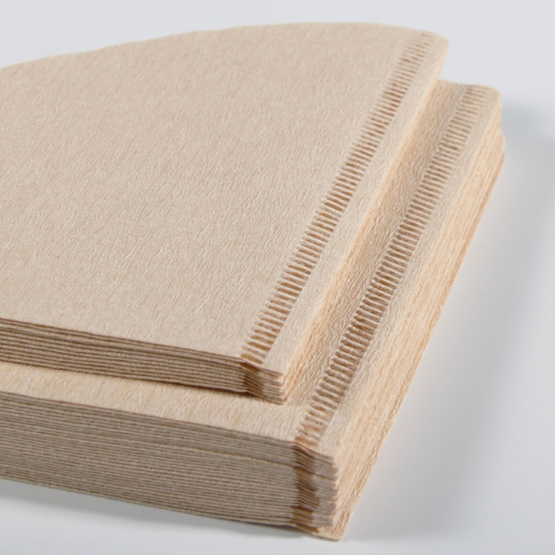 V60 Disposable Paper Coffee Filters, Natural, Unbl... – Grandado