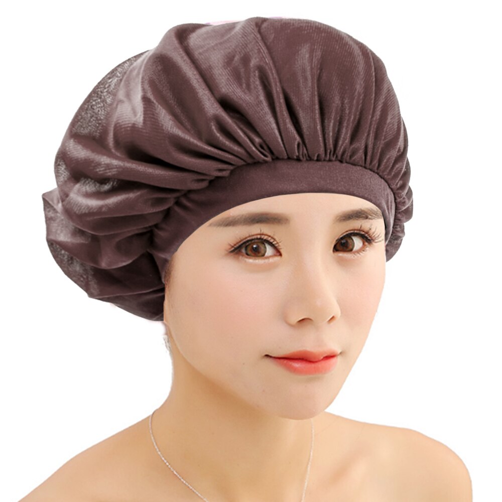 Sleeping Hat Women Wide Band Satin Warp Knitting C... – Grandado
