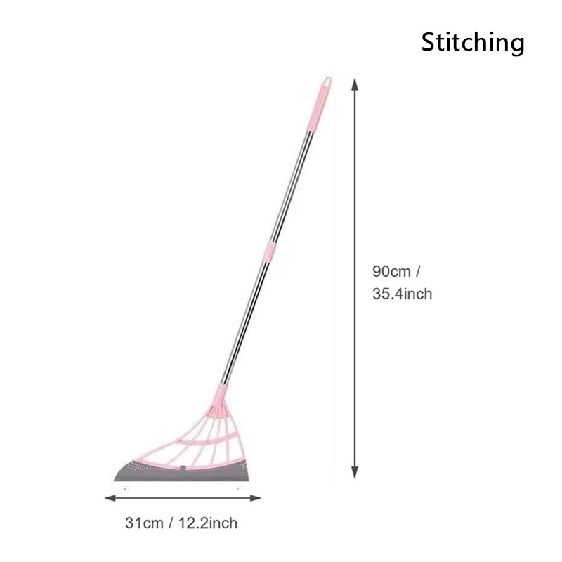 Rubber Broom Hand Push Sweeper Magic Broom Floor W... – Grandado