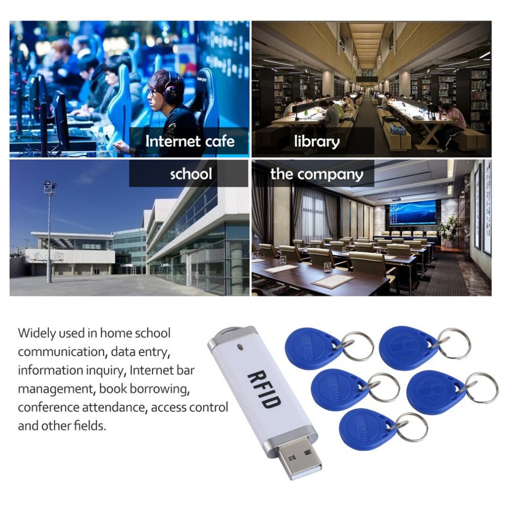 Nieuwste mini draagbare rfid 125 khz proximity sma... – Vicedeal