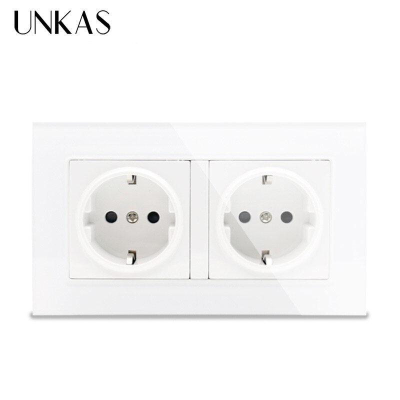 UNKAS Gold Luxury Crystal Glass Panel Wall Power D... – Grandado