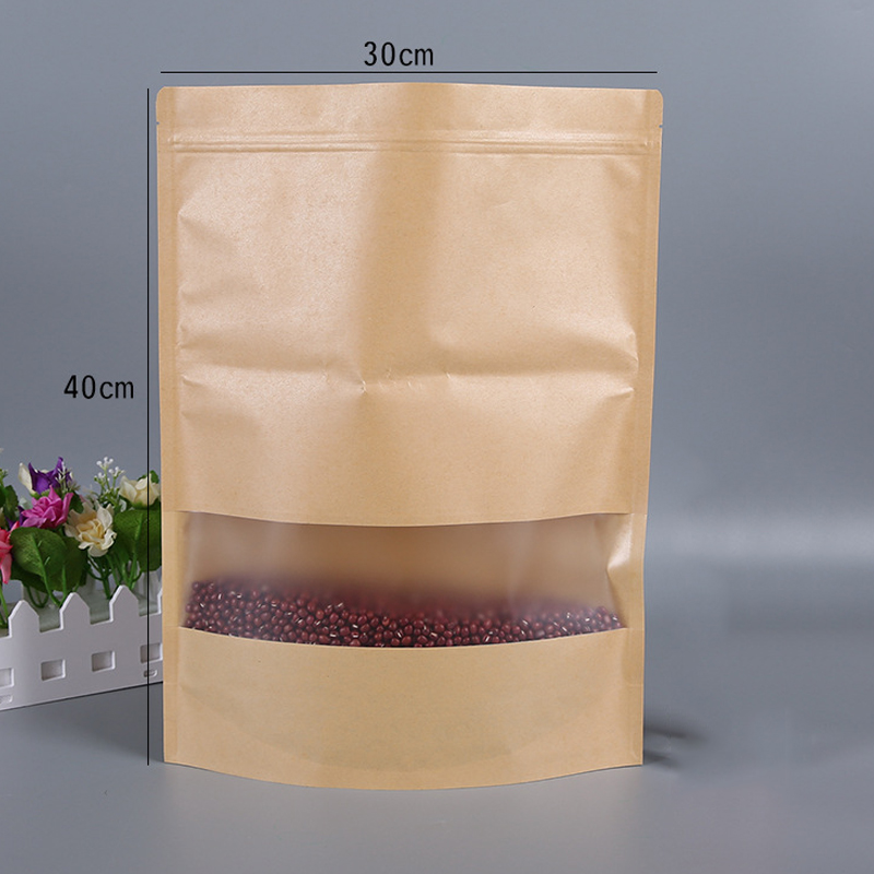 1PC Kraft Paper Round Angle Open Plastic Seal Pack... – Vicedeal