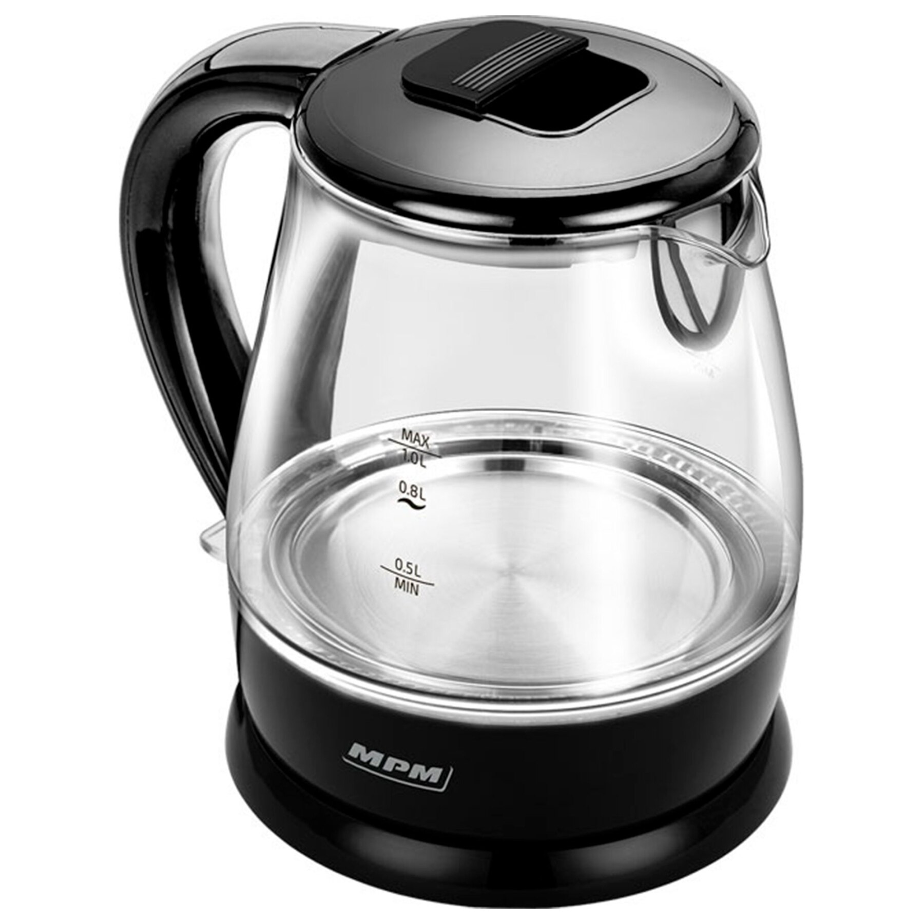 MPM MCZ-99 electric water kettle, 1L, glass jar, B... – Grandado