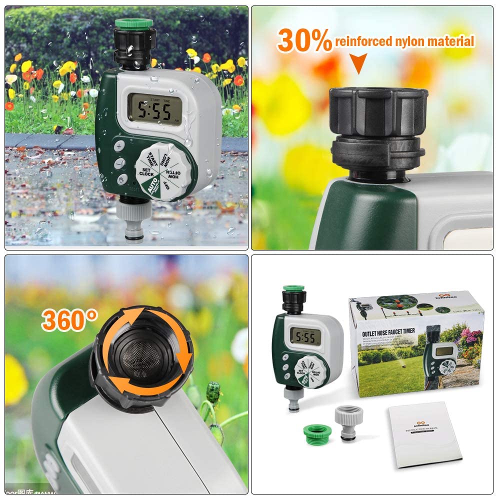 Digital Water Timer Programmable Faucet Watering T... – Grandado