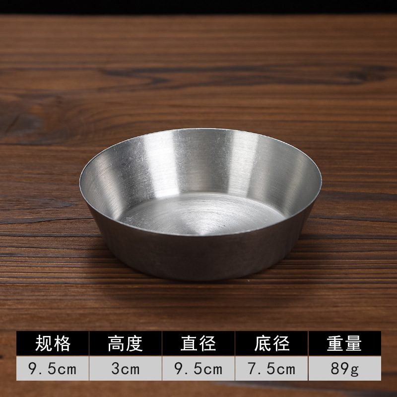 Retro Deep Side 304 Stainless Steel Food Plates Si... – Grandado
