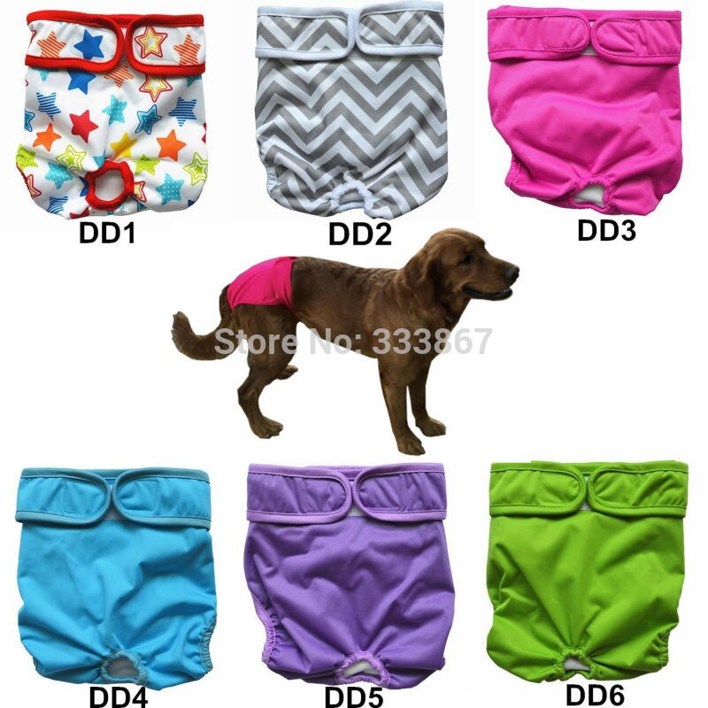 1 Reusable Washable Dog Diaper Nappy Durable Doggi... – Grandado