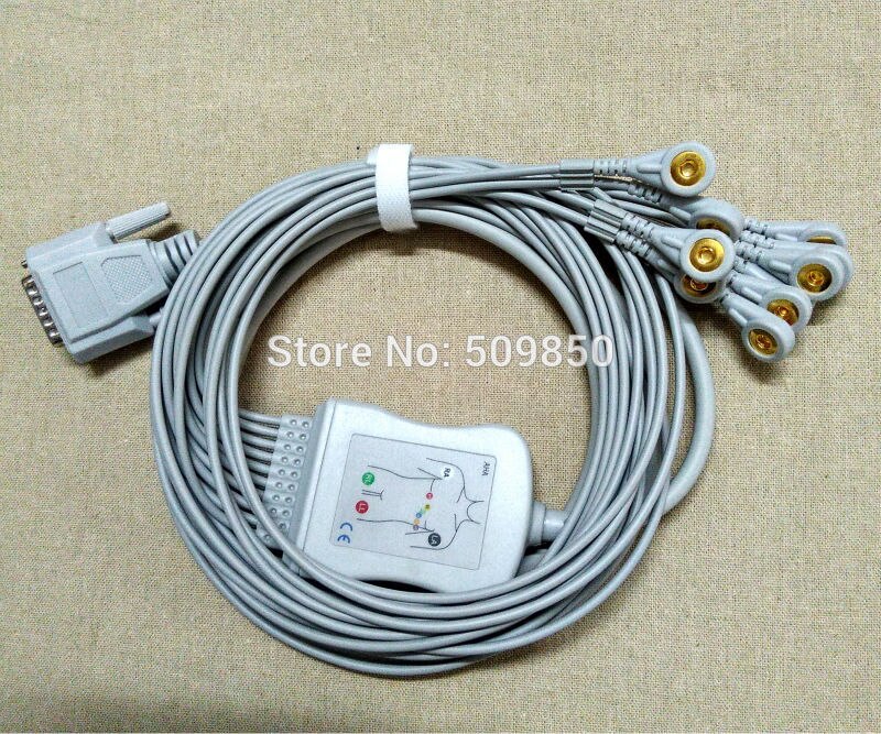 Eletrocardiograma Cardioline Ar600 4.7k EKG cable ... – Grandado