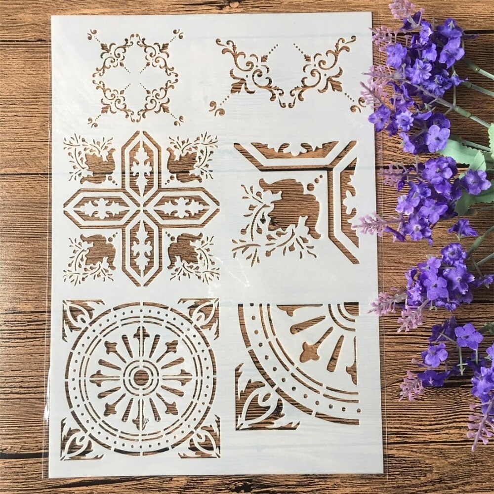 2Pcs A4 Flower Border Frame DIY Craft Layering Ste... – Grandado