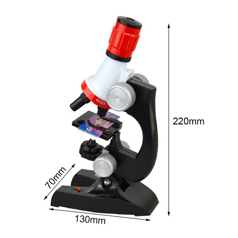 Microscope Kit Lab LED 100X-400X-1200X Home School... – Grandado