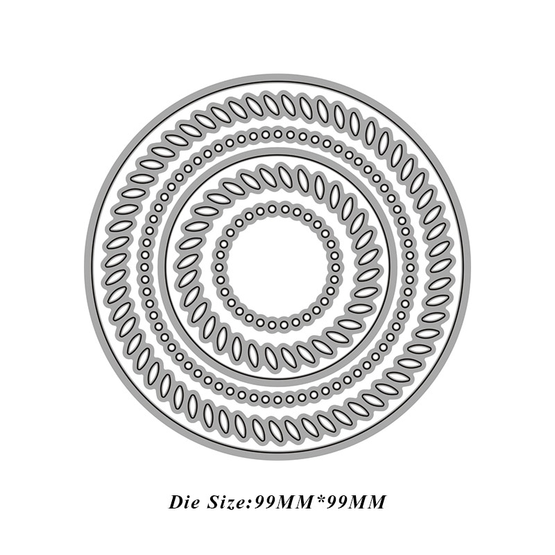 Metalen Stansmessen Ronde Holle Kant set Sterven S... – Vicedeal