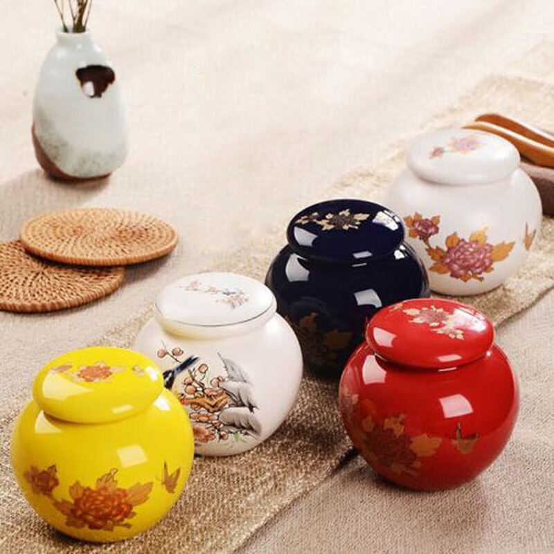 Chinese Style Container Cans Teaware Kitchen House... – Grandado