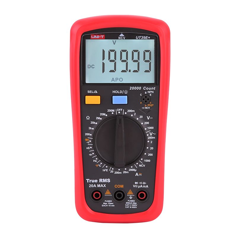 UNI-T UT39E+ Digital Multimeter 20A 1000V AC DC Ha... – Grandado