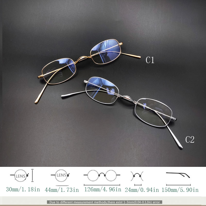 Vintage Pure titanium gold silver adjustable nose ... – Grandado