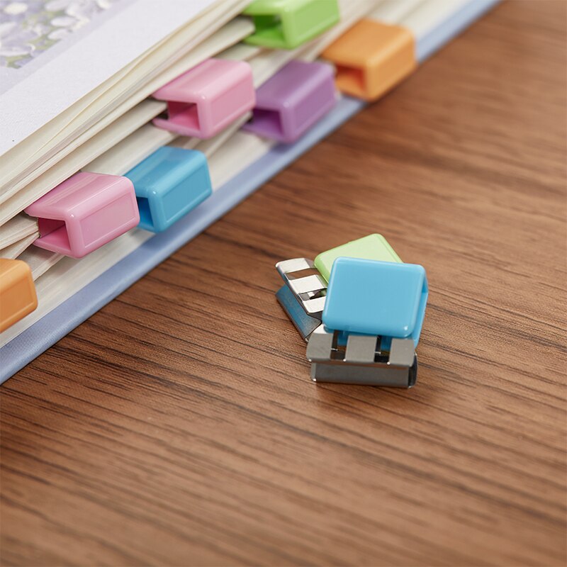 10 pcs/lot Colorful Sliding Clip Paper Clips Candy... – Vicedeal