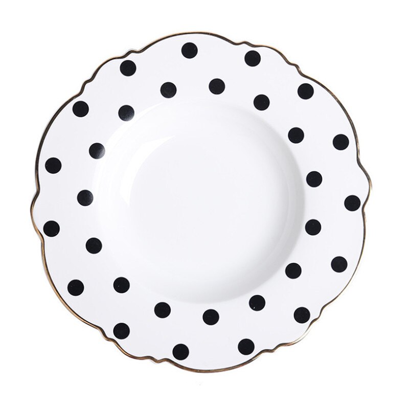 Nordic Ceramic Pink Wave Point Phnom Penh Dish Sim... – Vicedeal