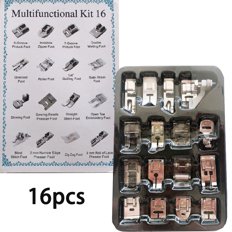82/11pcs Sewing Machine Presser Foot Feet Kit Set ... – Grandado