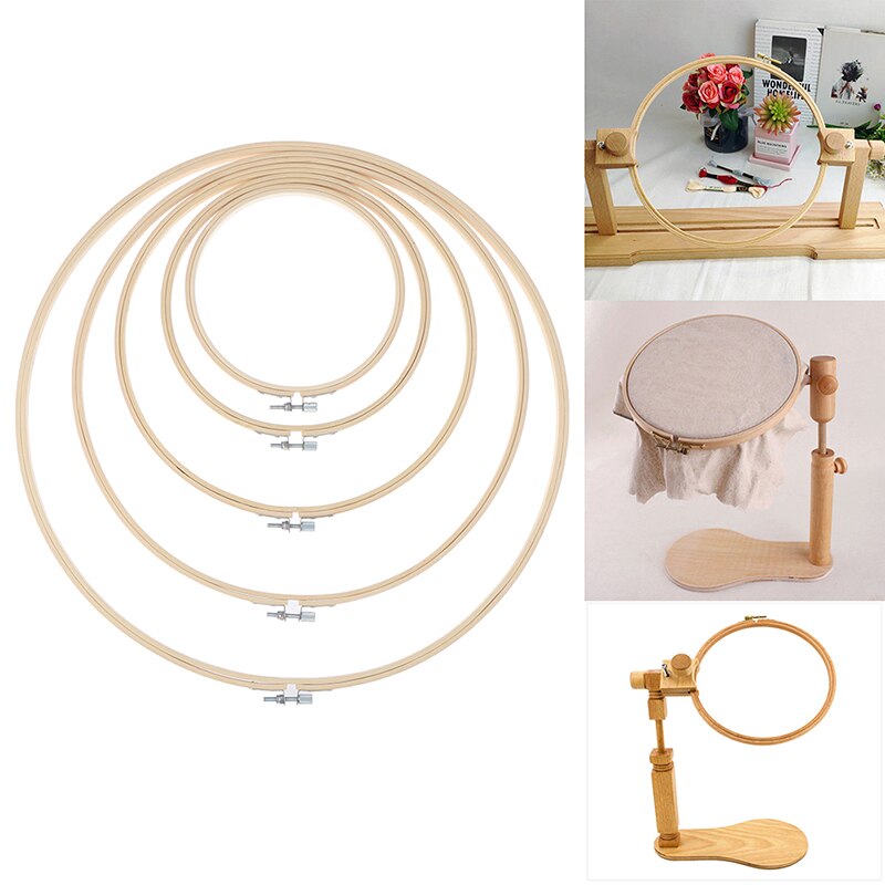 15-40CM Bamboo Frame Embroidery Hoop Ring DIY Need... – Vicedeal