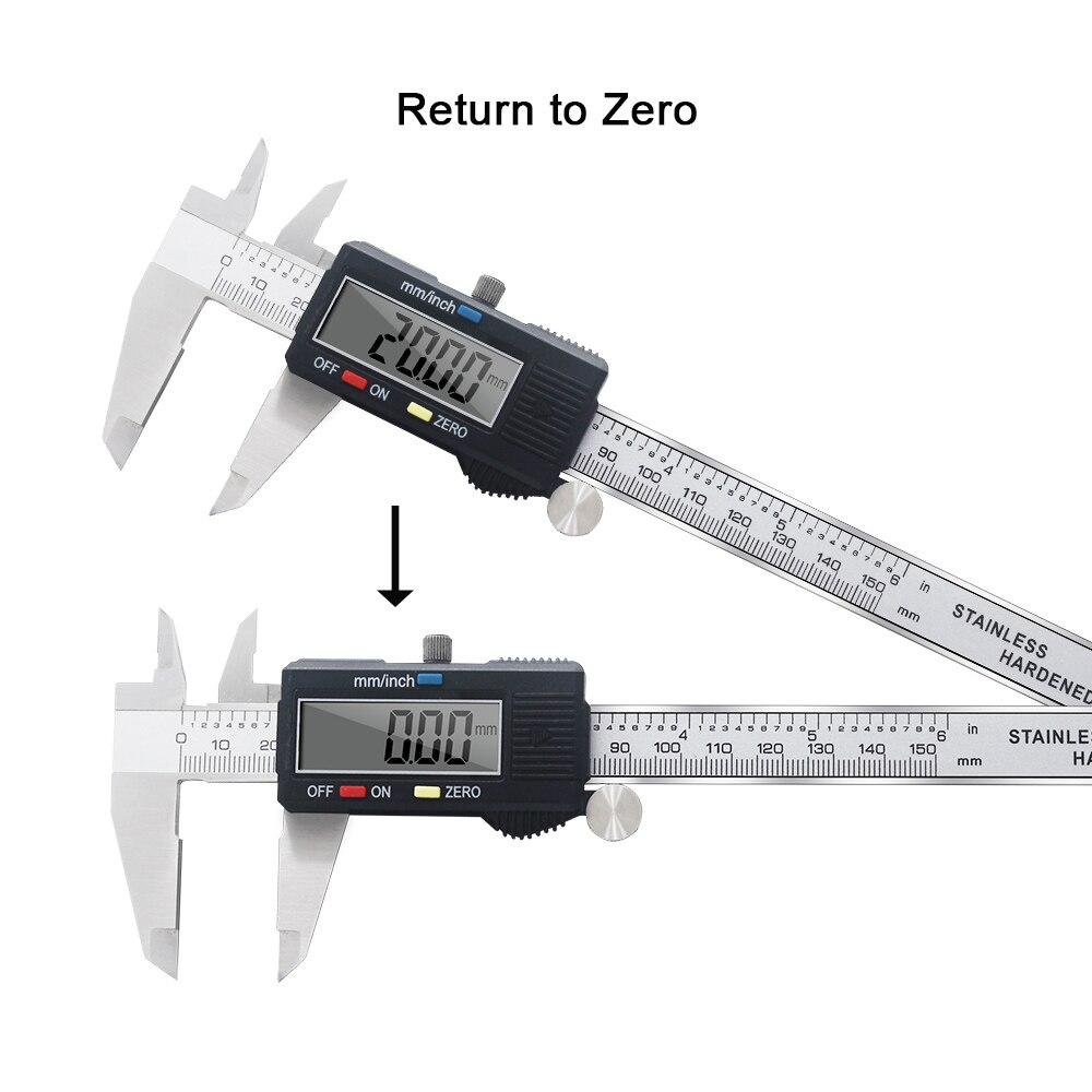 0.01mm nøjagtighed lcd digital vernier caliper 150... – Grandado