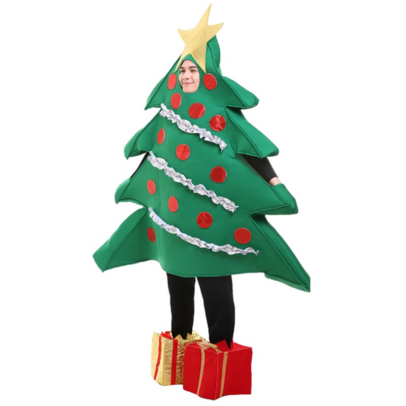 Adult and Child Christmas Tree Cosplay Costume Hal... – Grandado