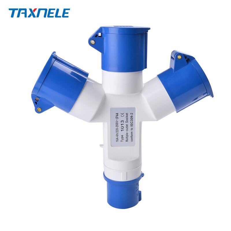 Industrial Multi-functional 3 Pin 16A 220V 2P+E 1 ... – Grandado