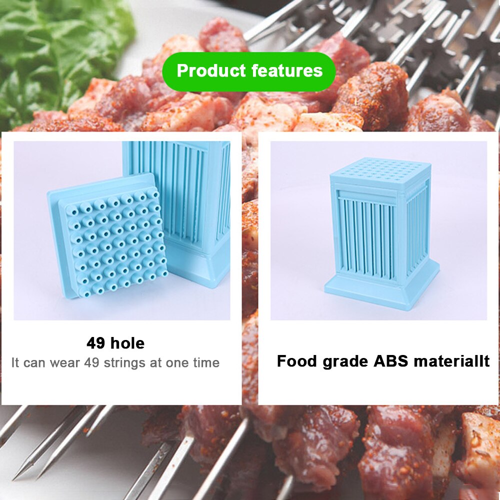 Skewer Tools Barbecue Stringer Box Machine Beef Po... – Grandado