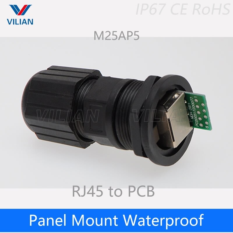 Metall Abschirmung CAT5E CAT6 Outdoor RJ45 Panel M... – Vicedeal