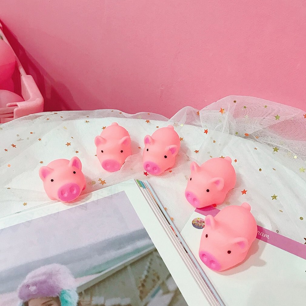 Cartoon Soft Cute Pink Pig Tricking Children Toys ... – Grandado