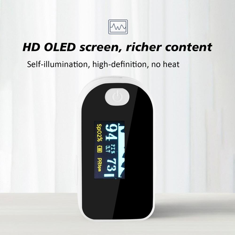 OLED Screen Finger Clip Oximeter Pure Heart Rate M... – Grandado