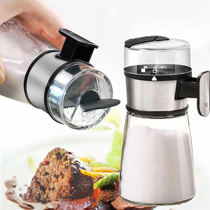 Push-Type Salt Dispenser Spice Shaker Seasoning Bo... – Vicedeal