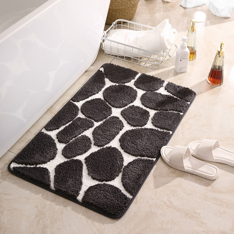 Modern Microfiber Bathroom Bath Mat Water Absorpti... – Vicedeal