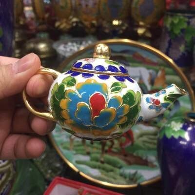 christmas Old Beijing Cloisonne artwork authentic ... – Vicedeal
