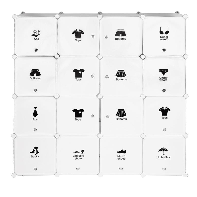 Plastic Kleding Kast Schoenen Organizer Opslag Pla... – Vicedeal