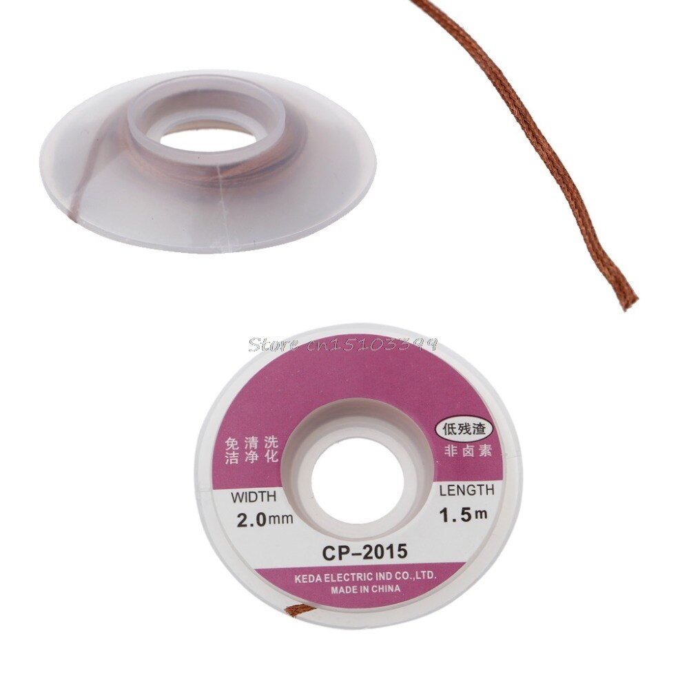 5ft 2.0mm Desoldering Braid Solder Remover Copper ... – Vicedeal
