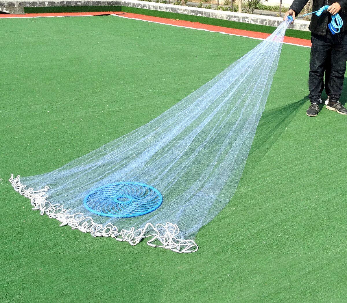 Vissen Netwerk Met Sinker Netto Outdoor Gooi Vange... – Vicedeal