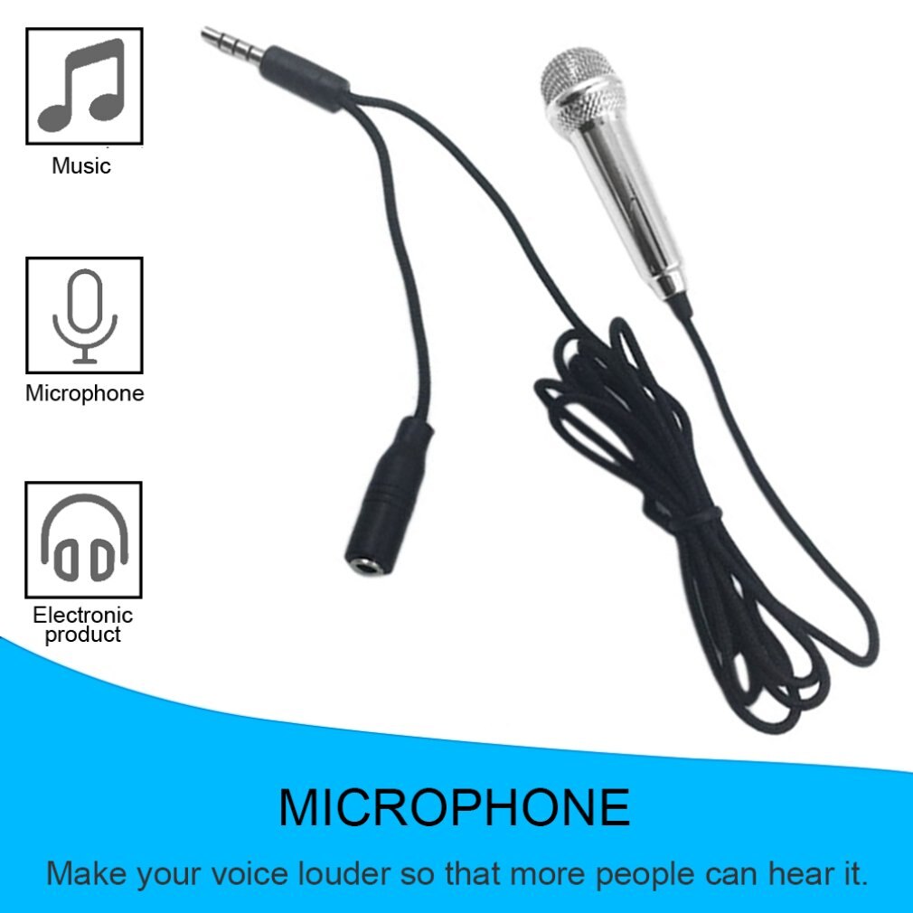 1pcs Mini 3.5mm Wired Microphone for Mobile Phone ... – Grandado