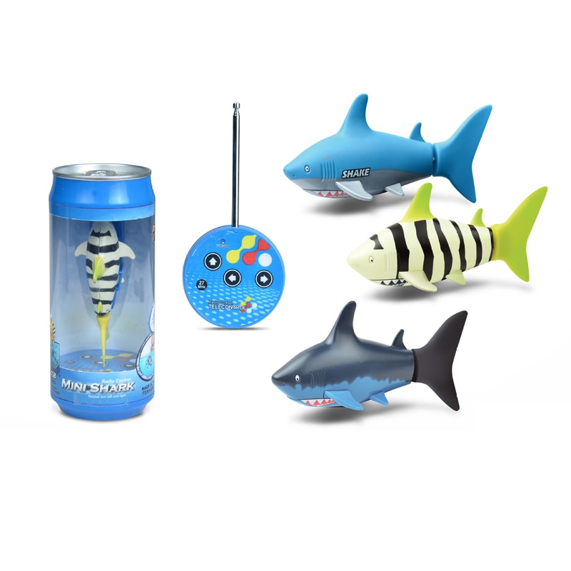 Kids Toys Mini RC Boat Shark 3 Channels Remote Con... – Grandado