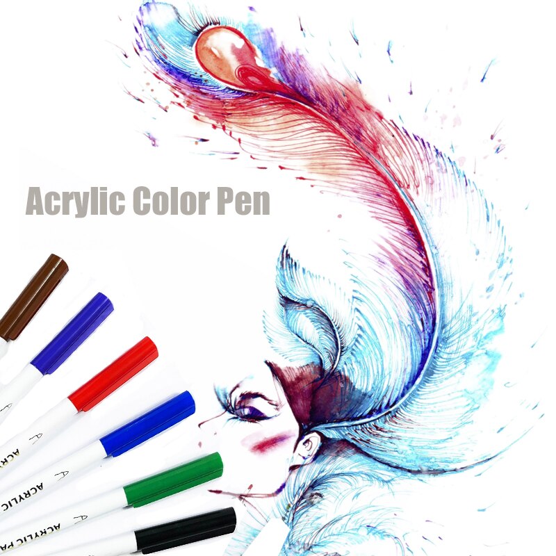 21-25 Color Permanent Acrylic Paint Marker Pens fo... – Grandado