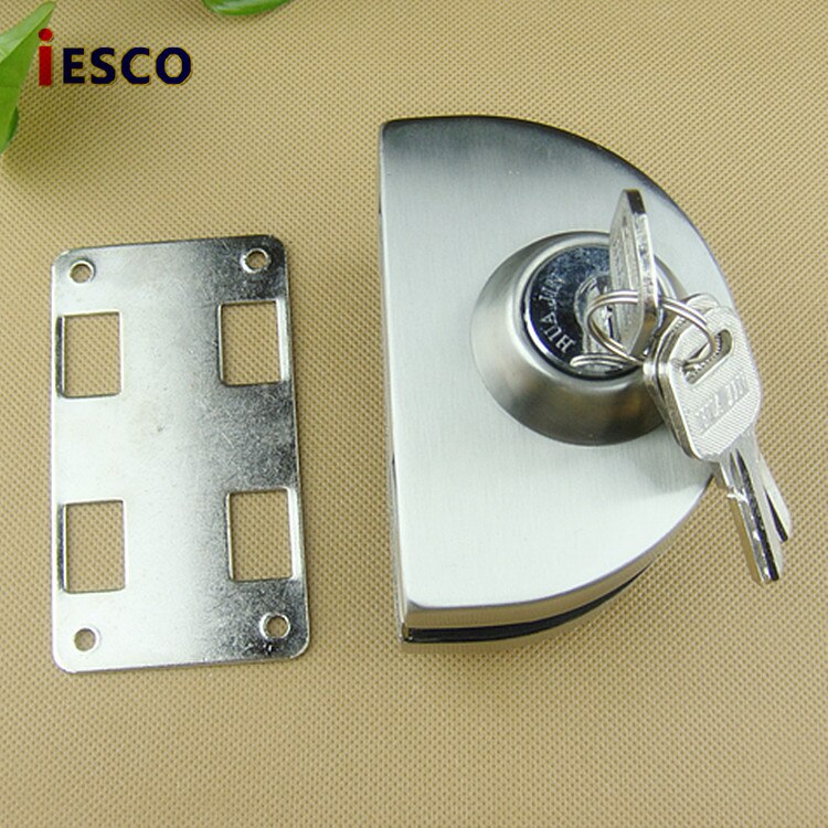 Stainless steel glass door glass bolt lock central... – Grandado Stainless steel glass door glass bolt lock central... – Grandado