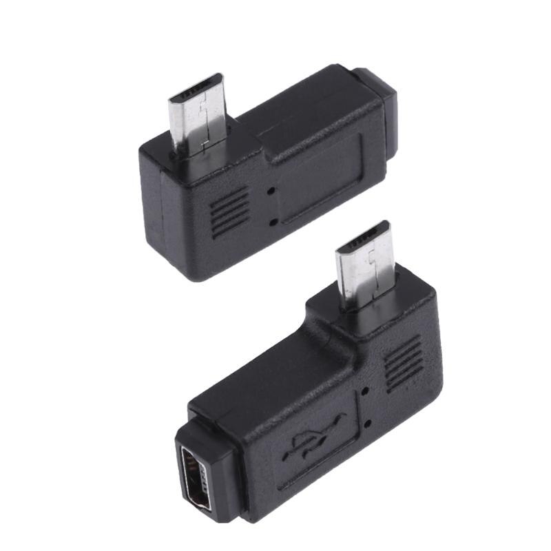 2 stk 90 graders mini usb hun til mikro usb han ad... – Grandado