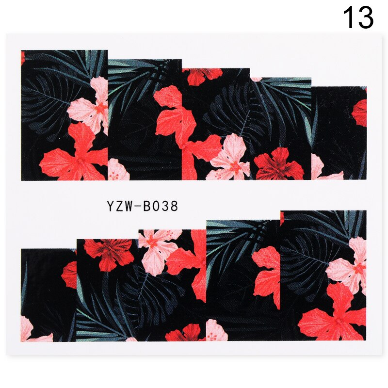 1 Sheet Nail Water Decals Geometric Figure Mixed P... – Grandado