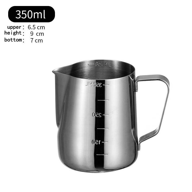 Stainless Steel Latte Foam Pitcher Espresso Coffee... – Vicedeal
