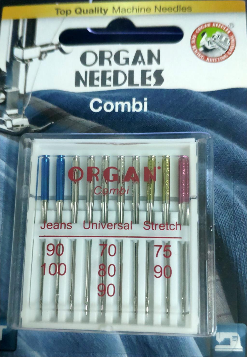 Japan Organ nedlle combi JEANS,UNIVERSAL ,STRETCH ... – Grandado