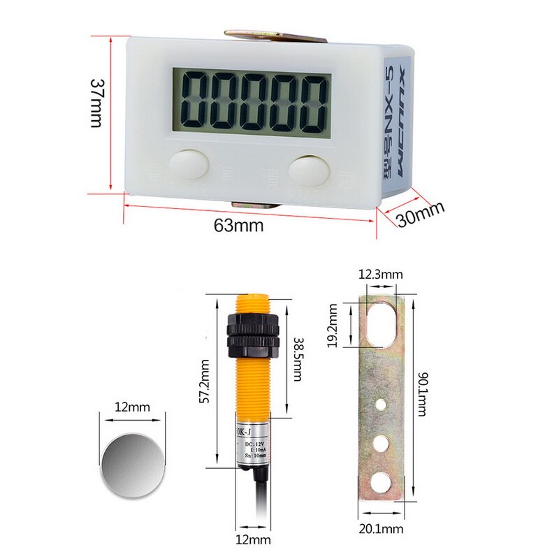 Digital Electronic Counters Puncher Magnetic Induc... – Grandado