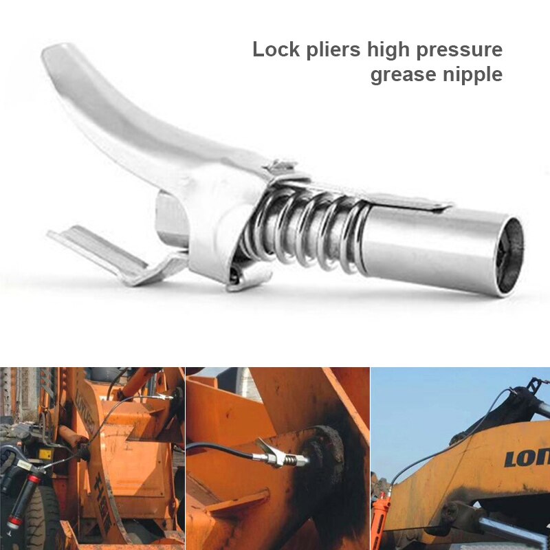 1/8 NPT Grease Coupler Locks Zerk 10000PSI Grease ... – Vicedeal