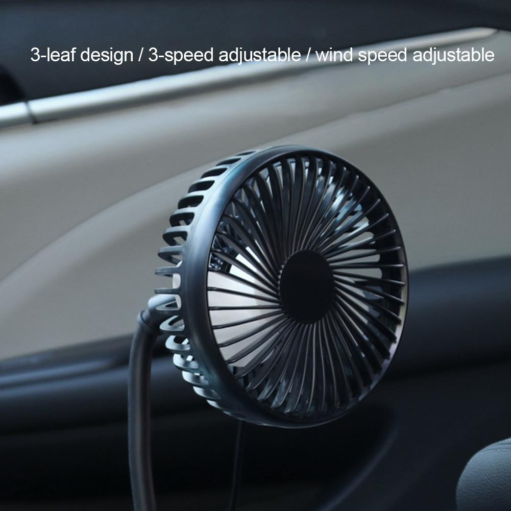 Car Cooling Fan Automobile Vehicle Fan Snap-in USB... – Grandado